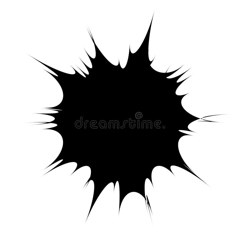 Abstract Geometric Form, Shape. Distorted, Deformed Patch Element Stock ...