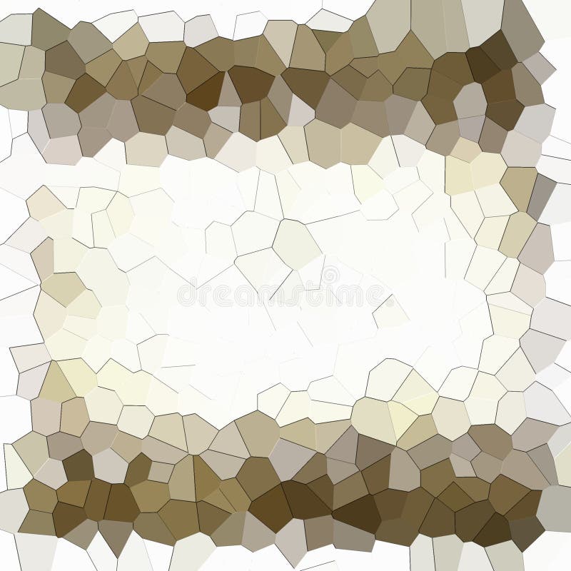 Abstract Geometric Frame. White, Sepia and Brown Stock Illustration ...