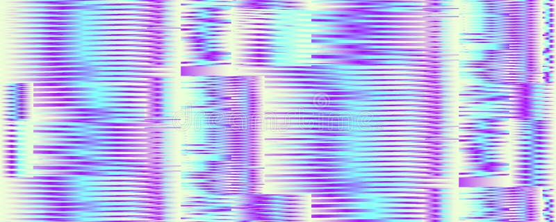 Abstract Geometric Glitch Seamless Texture with Neon Colors Stripes ...