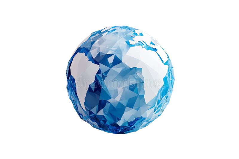 Mosaic Low Poly Sphere Globe Stock Illustrations – 60 Mosaic Low Poly ...