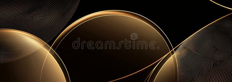 An Abstract Geometric Gold Design Concept on a Luxury Background Stock ...