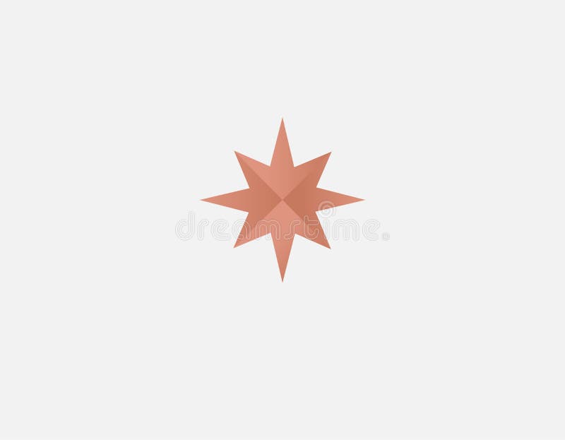 Abstract Geometric Gradient Logo Star Symbol Icon Stock Vector ...