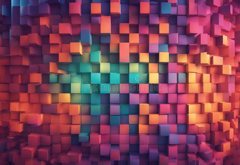 Abstract Geometric Gradient Shape Background Stock ...
