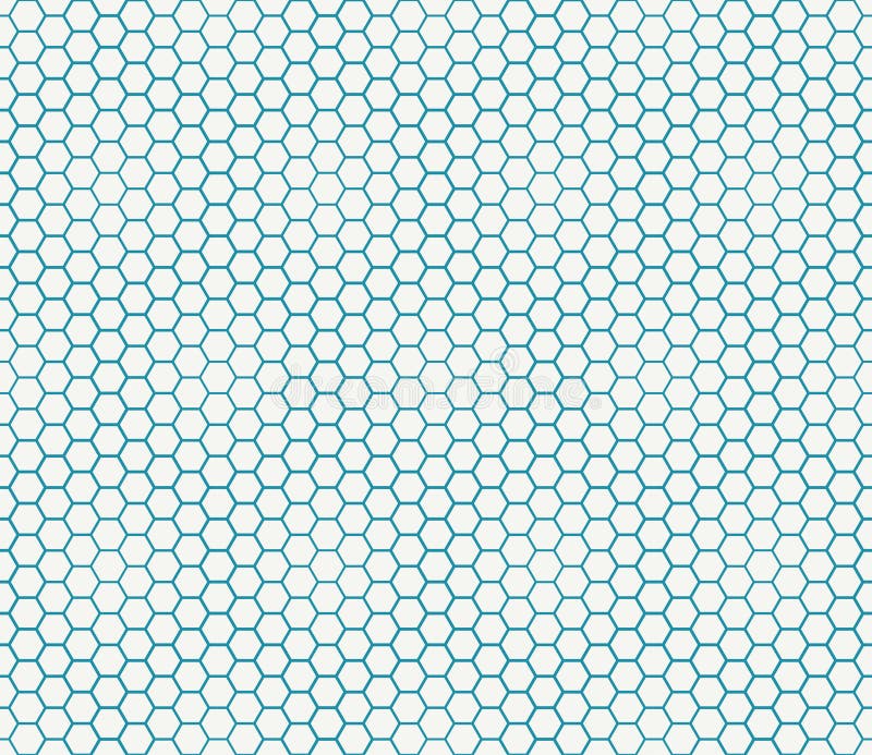 Abstract Geometric Graphic Seamless Blue Hexagon Pattern Stock Vector - Illustration of hipster ...