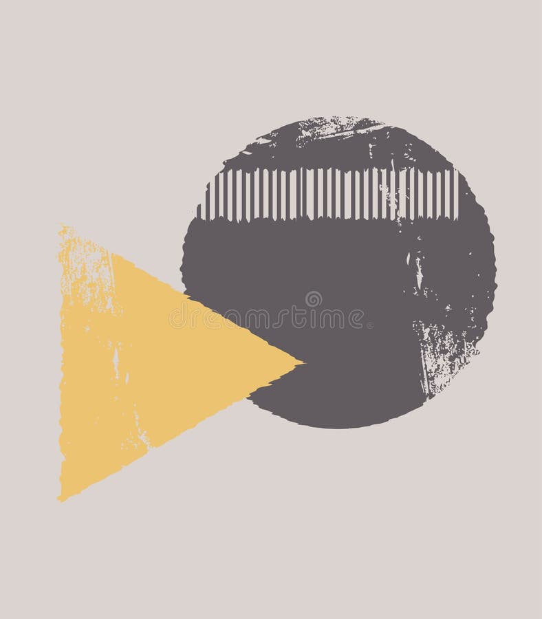 Abstract Geometric Graphics. Minimalistic Geometry, Abstract Vector ...