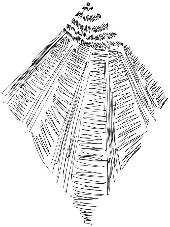 Abstract Geometric Hand-drawn Pattern in Rhombus Shape Stock Vector ...