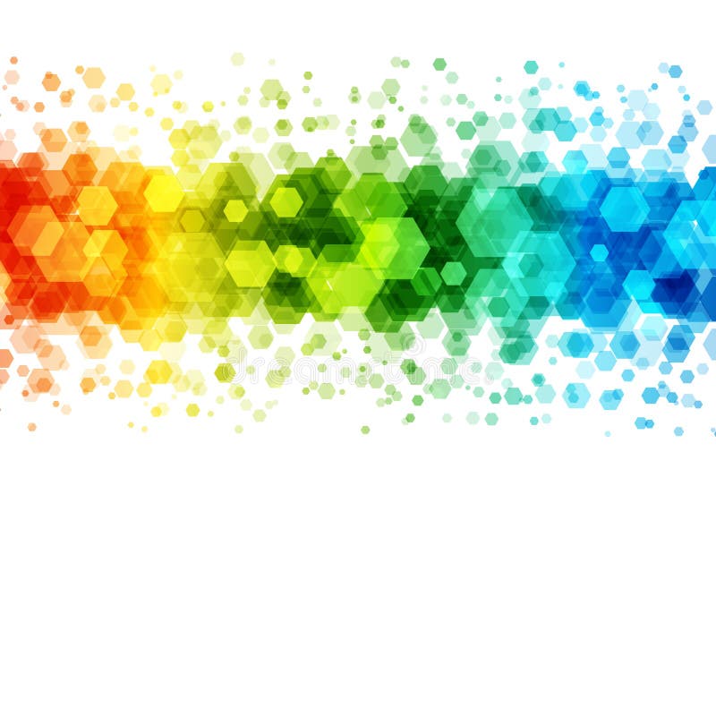 Abstract Faded Blue Hexagon Design Background Stock Illustration ...