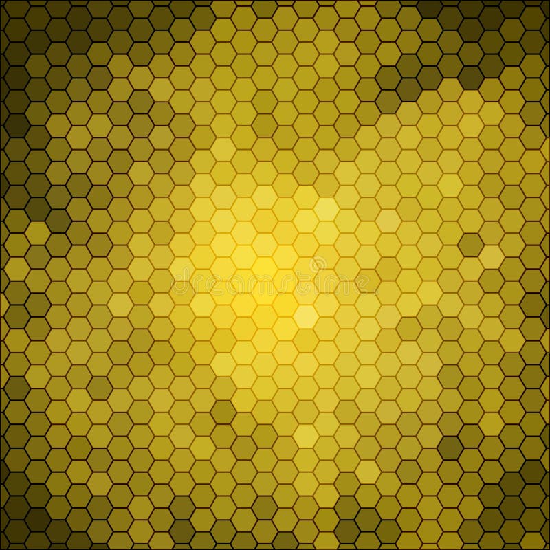Abstract Geometric Hexagon Background Stock Illustration - Illustration ...