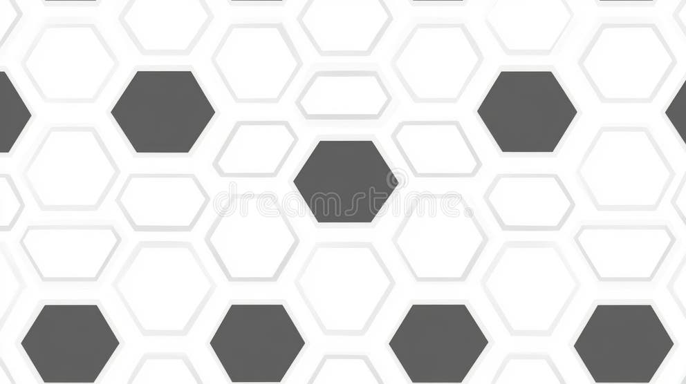 Abstract Geometric Hexagon Pattern Background Stock Illustration ...