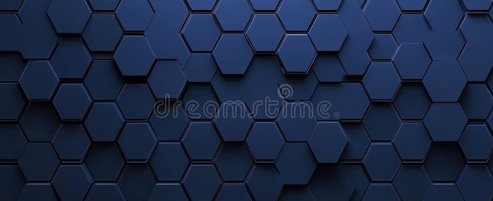 Abstract Geometric Hexagon Pattern Stock Illustration - Illustration of ...