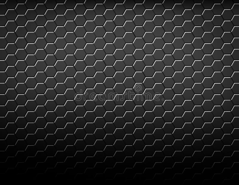 Abstract Geometric Hexagonal Pattern Background. Dark Black Texture ... Abstract Geometric Hexagonal Pattern Background. Dark Black Texture ...