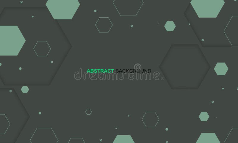 Abstract Geometric Hexagonal Shape Background. Vector Stock Vector ...