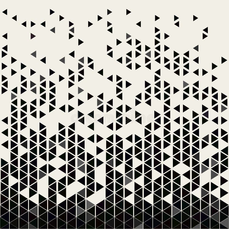 Abstract Geometric Hipster Fashion Techno Design Triangle Pattern ...