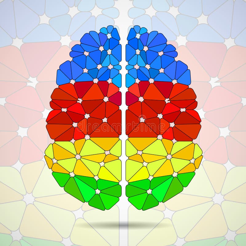 Geometric Brain Stock Illustrations – 9,435 Geometric Brain Stock ...