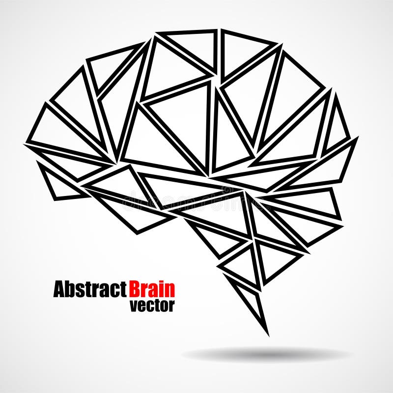 Geometric Brain Triangles Stock Illustrations – 264 Geometric Brain ...