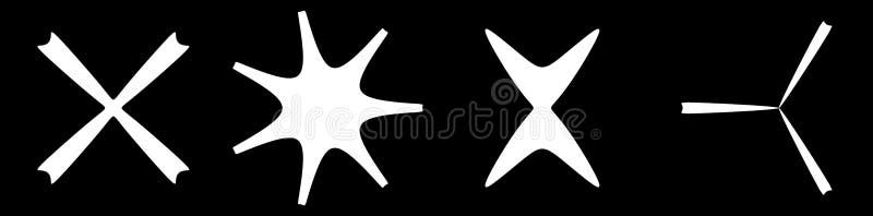 Abstract Geometric Icon, Symbol Element Shape Stock Vector ...