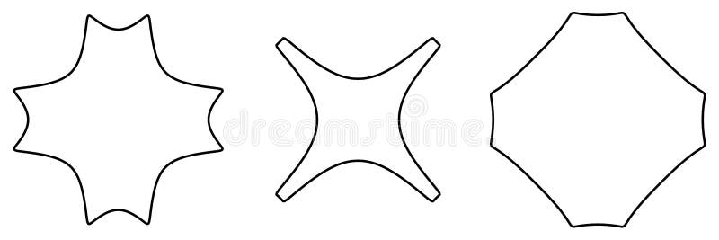 Abstract Geometric Icon, Symbol Element Shape Stock Vector ...