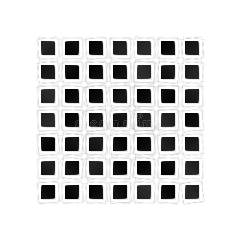 Abstract Geometric Illustration with Frames and Squares. Stock ...