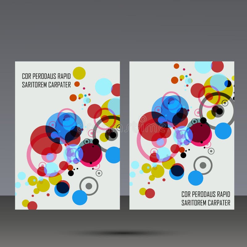 Abstract Geometric Image. Set in Beautiful Design Pieces. A4 Format ...