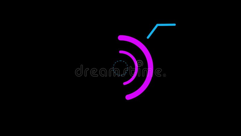 Abstract Geometric Intro on a Transparent Background. Stock Footage ...