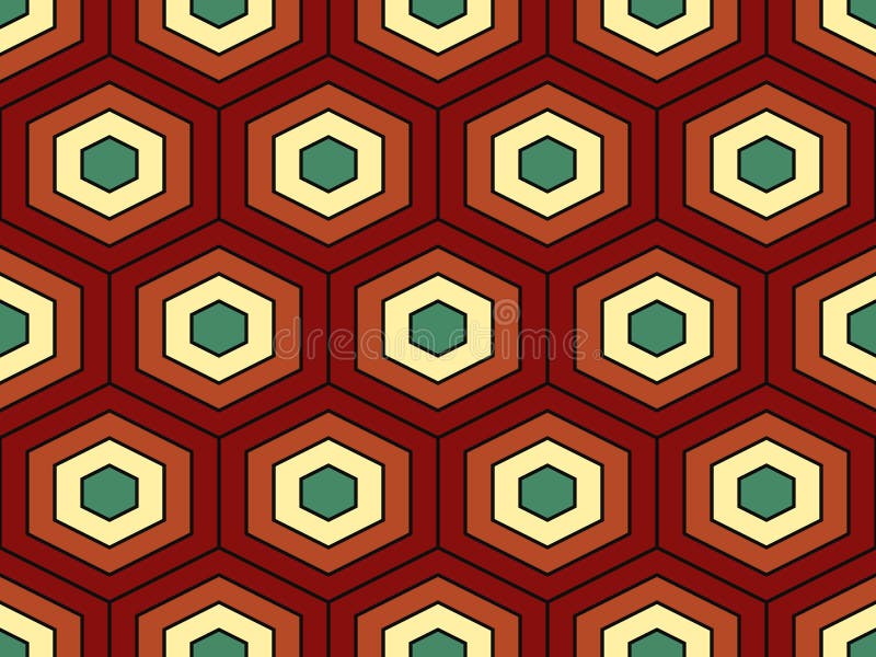 Abstract Geometric Isometric Vector Seamless Pattern Stock Vector ...