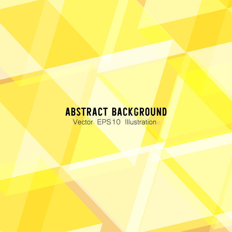 Abstract Geometric or Isometric White and Yellow Polygon or Low Poly ...