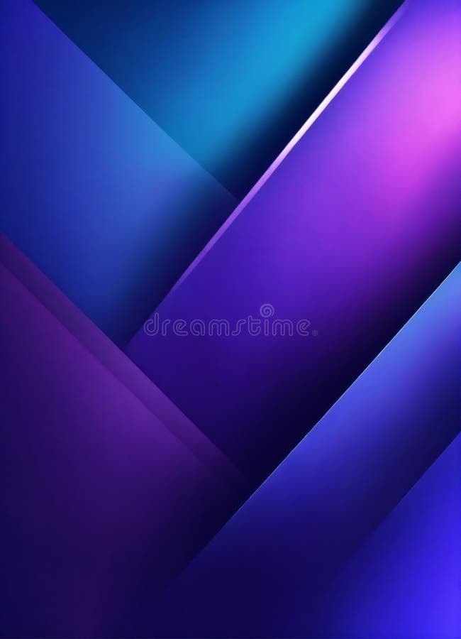 Abstract Geometric Layers with Vibrant Blue and Purple Gradients on a ...