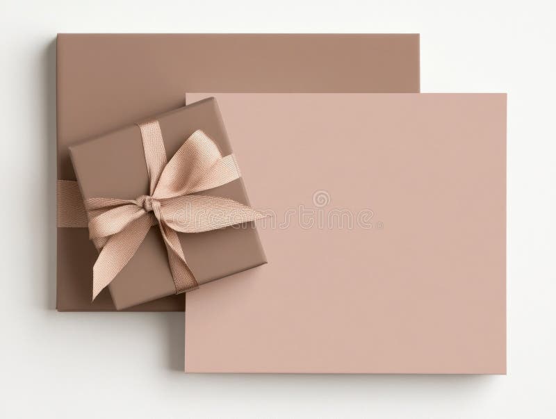 Abstract Geometric Layout with Overlapping Squares in Pantone Mocha ...