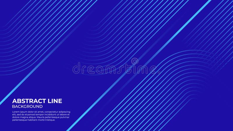 Abstract Geometric Line Background Blue Color Stock Vector ...
