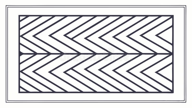 Abstract Geometric Linear Pattern Repeating Angular Design Vector Design Generative Ai Stock