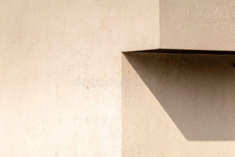 Abstract Geometric Lines and Patterns with Light and Shadow on the ...