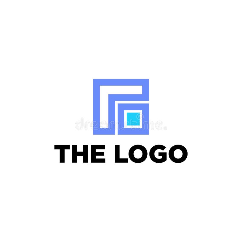 Abstract Geometric Logo Concept Vector. Abstract Simple Logo Template ...