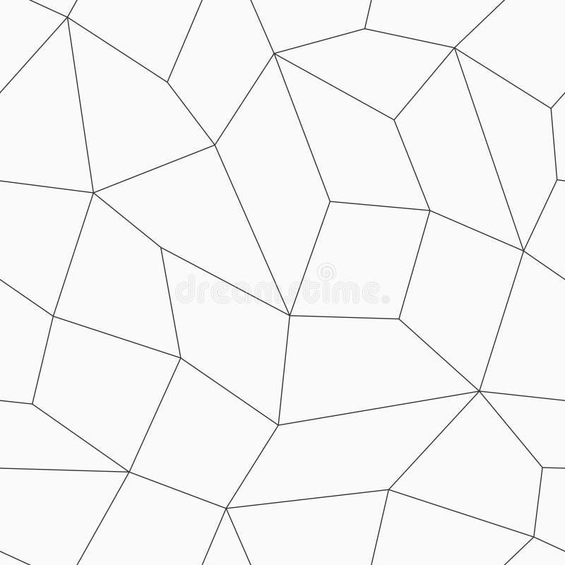Abstract Geometric Low Poly Seamless Vector Pattern with Tiles ...