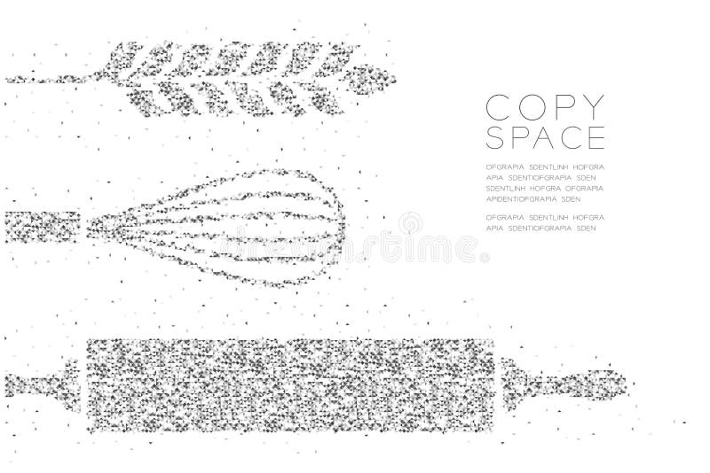 Cook Rolling Pin Low Polygon Stock Illustrations – 5 Cook Rolling Pin ...