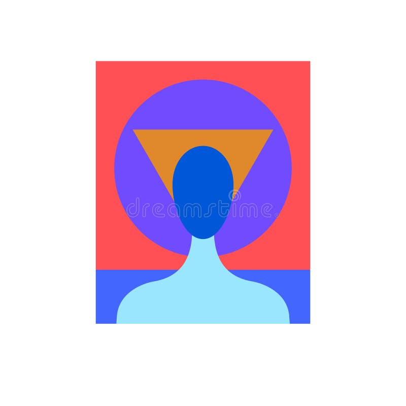 Abstract geometric man stock vector. Illustration of face - 117303932 Abstract geometric man stock vector. Illustration of face - 117303932