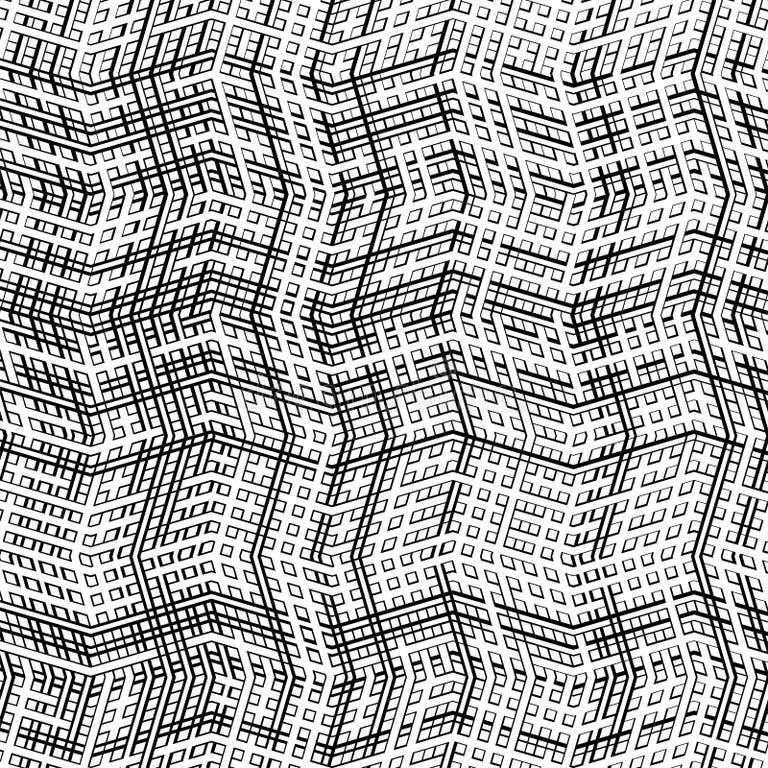 Abstract Geometric Mesh, Grid Pattern of Interweaved, Interlocking ...