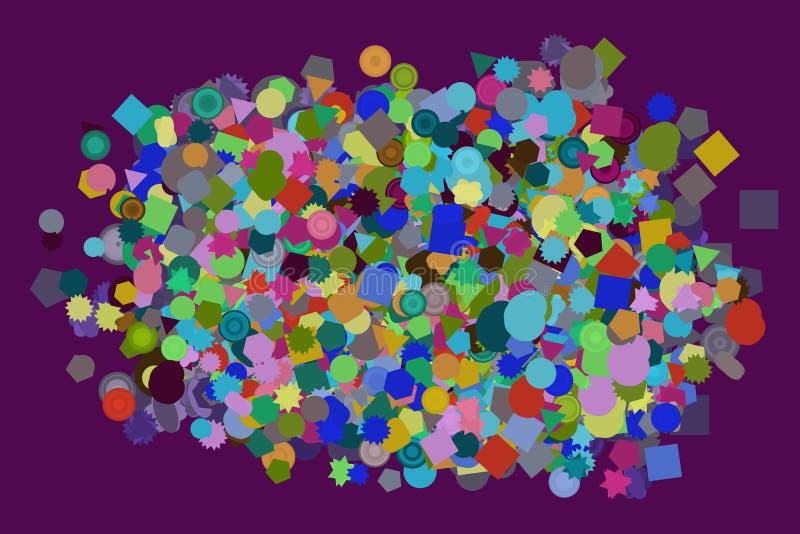 Abstract Geometric Mixed Pattern, Colorful & Artistic for Graphic ...