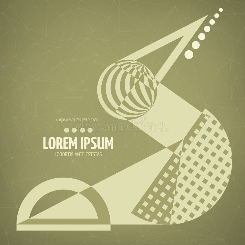 Abstract Geometric Modern Asymmetric Design. Stock Vector ...