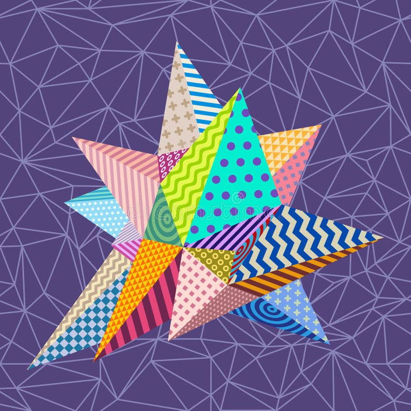 Abstract Geometric Modern Asymmetric Form Design Stock Vector ...