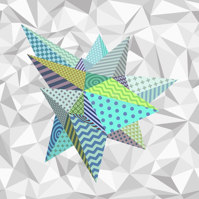 Abstract Geometric Modern Asymmetric Form Design Stock Vector ...