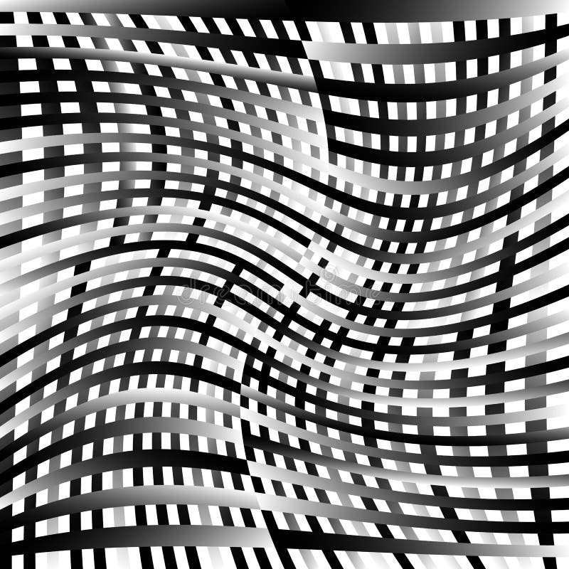 Abstract Geometric Monochrome Graphics with Intersecting Lines Stock ...