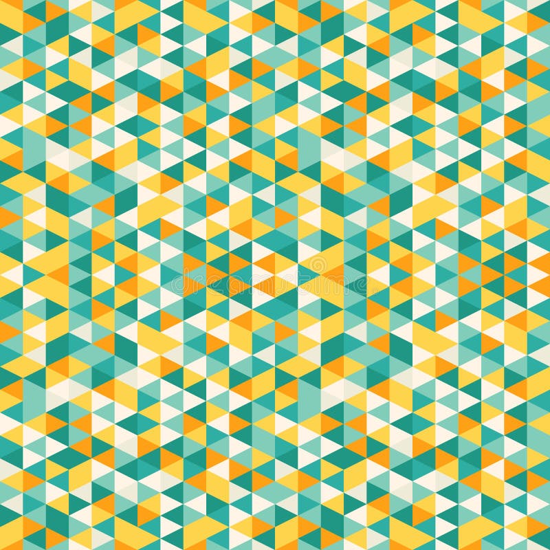 Abstract Geometric Mosaic Pattern Stock Vector - Illustration of mosaic ...