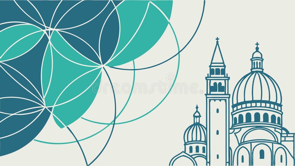 Abstract Geometric Mosaic Pattern, Vibrant Intersections, Vector Design ...