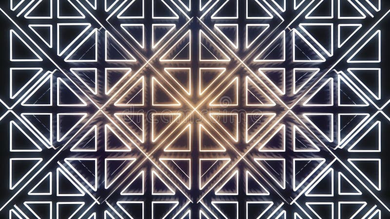 Abstract Geometric Neon Pattern, Triangle and Line Good Resolution ...