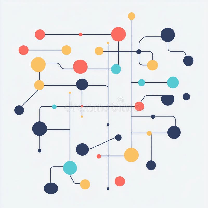 Colorful Geometric Shapes Represent Digital Data Connectivity Stock Photos - Free & Royalty-Free ...