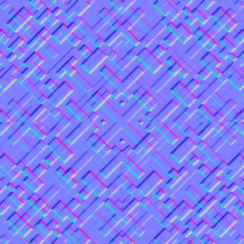 Abstract Geometric Normal Map Texture Stock Illustration - Illustration ...