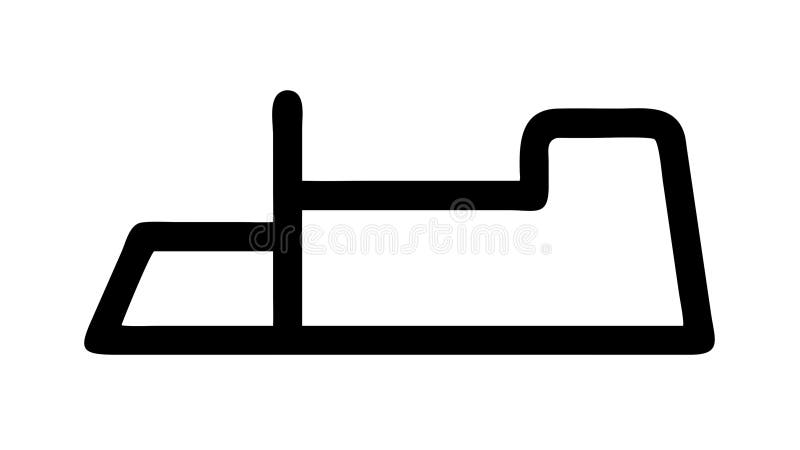 Abstract Geometric Object Outline Icon Representing Abstract Design Vector Generative Ai Stock