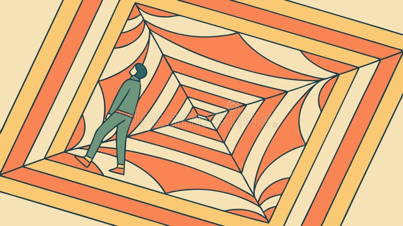 Abstract Geometric Optical Illusion Figure Stock Illustrations – 5,786 ...