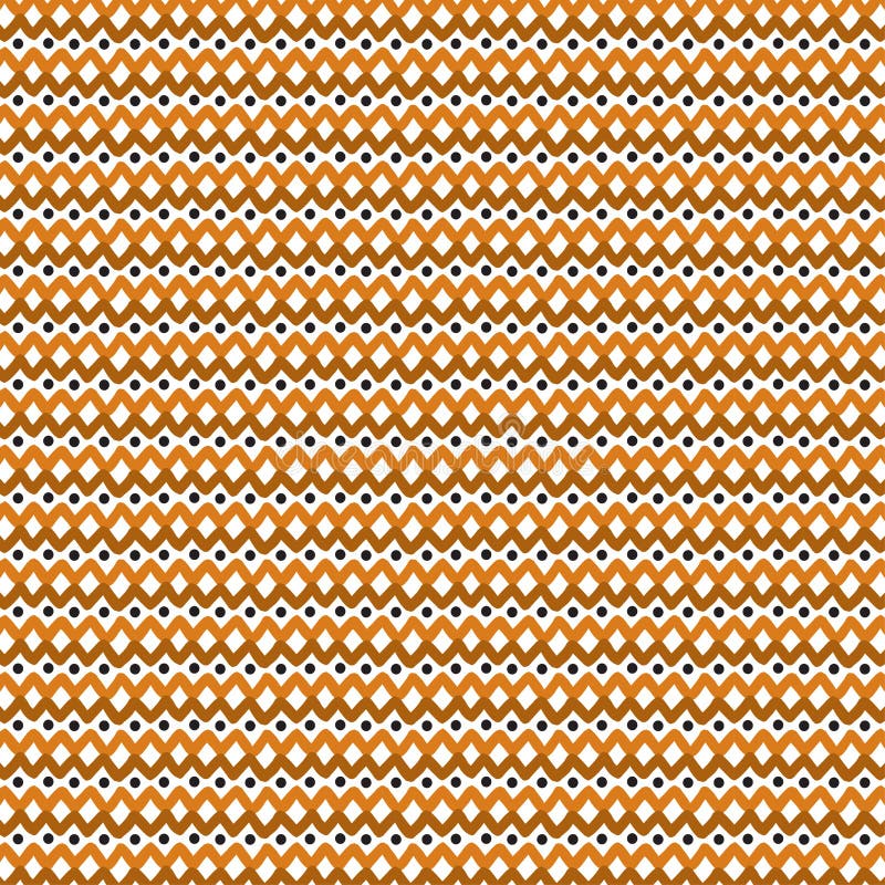 Abstract Geometric Orange Lines Pattern Stock Vector - Illustration of ...