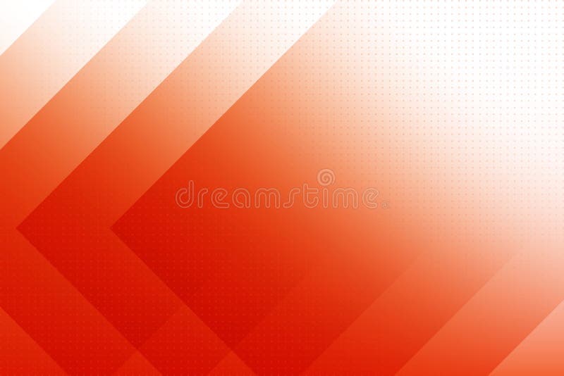 Abstract Geometric Orange and White Color Background with Dot Pattern ...